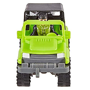Fisher-Price Imaginext Beach Buggy, Push-Along Vehicle and Character Figure Set for Preschool Kids Ages 3-8 Years
