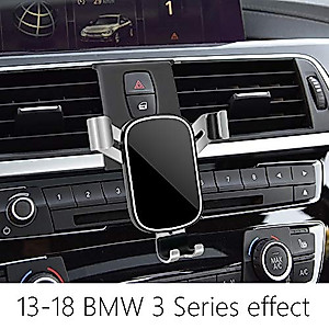 LUNQIN Car Phone Holder for 2013-2018 BMW 3 Series 3GT 320i 330i and 2014-2020 BMW 4 Series 430i 440i F30 F32 [Big Phones with Case Friendly] Auto Accessories Interior Decoration Mobile Phone Mount