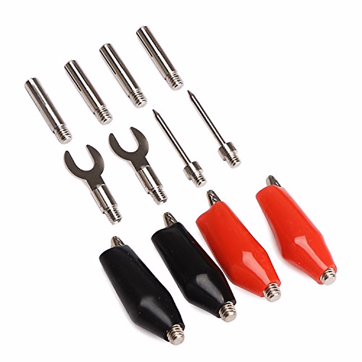 DROK® Multimeter Test Leads Kit, Replaceable Digital Multimeter Accessories, DMM Universal Combined Test Probes Cable Set, Banana Plugs Alligator Clips Replacements for Electronic Automotive