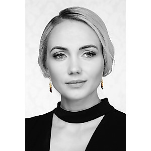 AMBERAGE Natural Baltic Amber Leverback Earrings