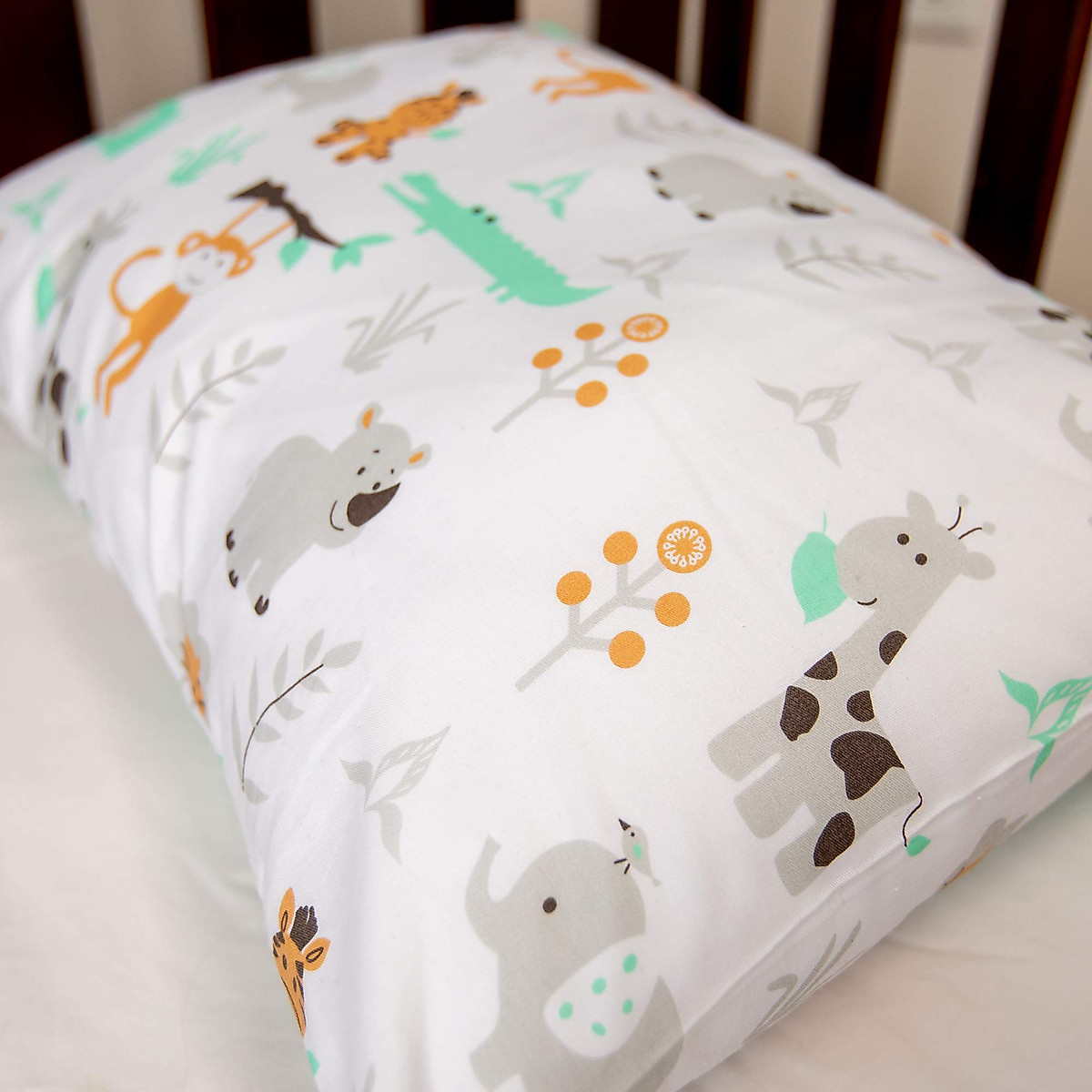 BB MY BEST BUDDY Toddler Kids Pillowcase for Boys and Girls - Butterfly/Butterflies 13 x 18 - shrinks to fit - 100% Cotton - Naturally Hypoallergenic and Soft - Designed in USA - Machine Washable