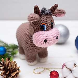 oAutoSjy 2 Pack Soft Milk Cotton Yarn Skeins Wool Yarn for Crocheting & Knitting Hand Knitted Yarn Weaving Yarn Solid Color Knitting Yarn Crochet Yarn Craft Materials for DIY Doll Sweater Scarf Shawl