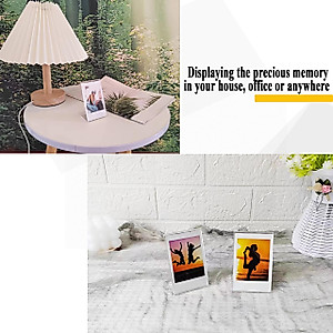 Leonuliy 5 Pack Mini Photo Picture Frame for Polaroid Fujifilm Instax Mini 7s 8 9 11 12 EVO, NONS SL42. (L-Shape)