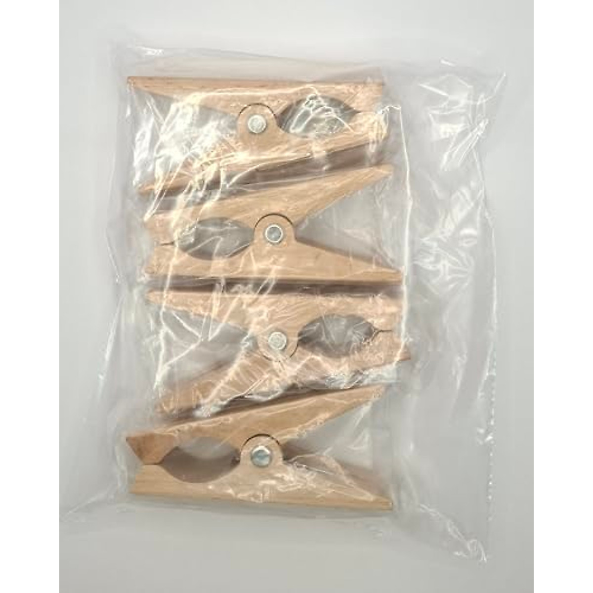 tuuli Wooden Pegs Large Wooden Pegs Clothes Pegs for Beach Towel Beach Lounger Yacht Pram Laundry Accessories - 2