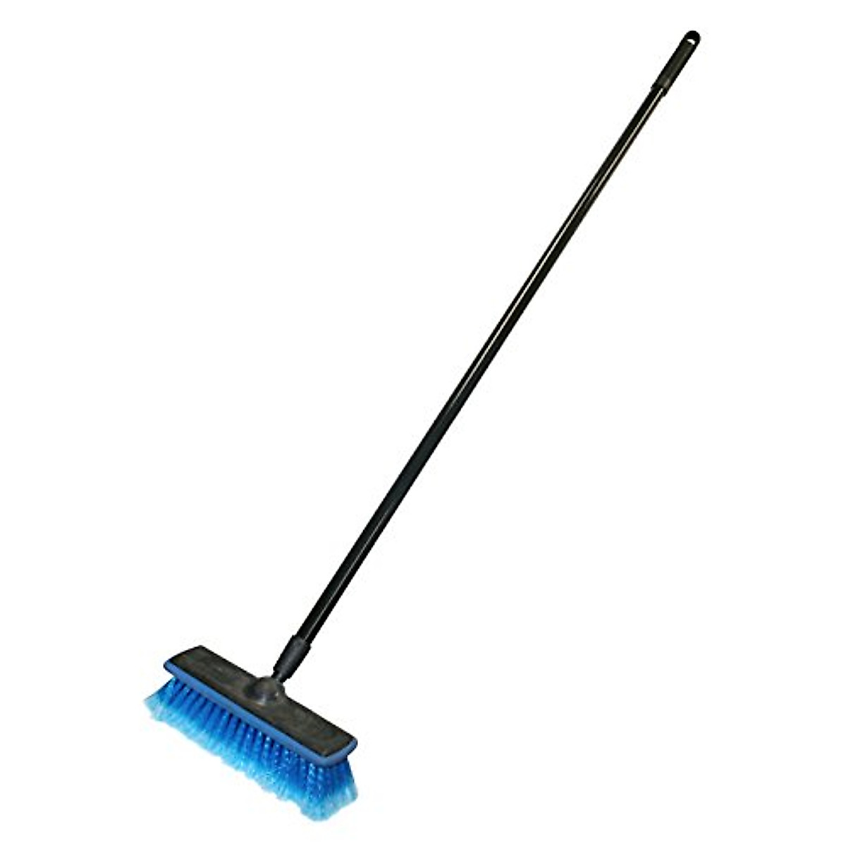 Carrand 93058 General Purpose Wash Brush with 48" Handle and 10" Brush Head, Black