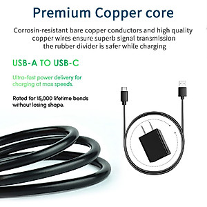 Charger for Samsung Smart tv Remote Control USB-C Omnipod 5 Omni pod 5 Charging Cable Cord for Samsung Frame tv Remote, SolarCell Remote, TOZO T12 NC9 T10 T9 NC7 NC2 G1 A1 A2 Mini A3 X1 T12 Earbuds