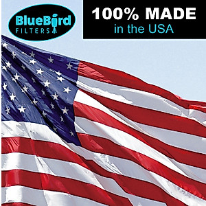 BlueBird Filters Replacement Carbon Prefilter, Fits Honeywell 50250-S, Charcoal, 2-Pack