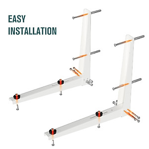Mini Split Wall Mounting Bracket for Outdoor Condenser 7000-24000 BTU Universal Mini Split Heat Pump Systems Support Brackets Support up to 330 lbs
