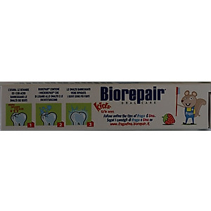 Biorepair Set Kid Oral Care Junior Toothpaste 1.7 fl.oz,50ml and Toothbrush