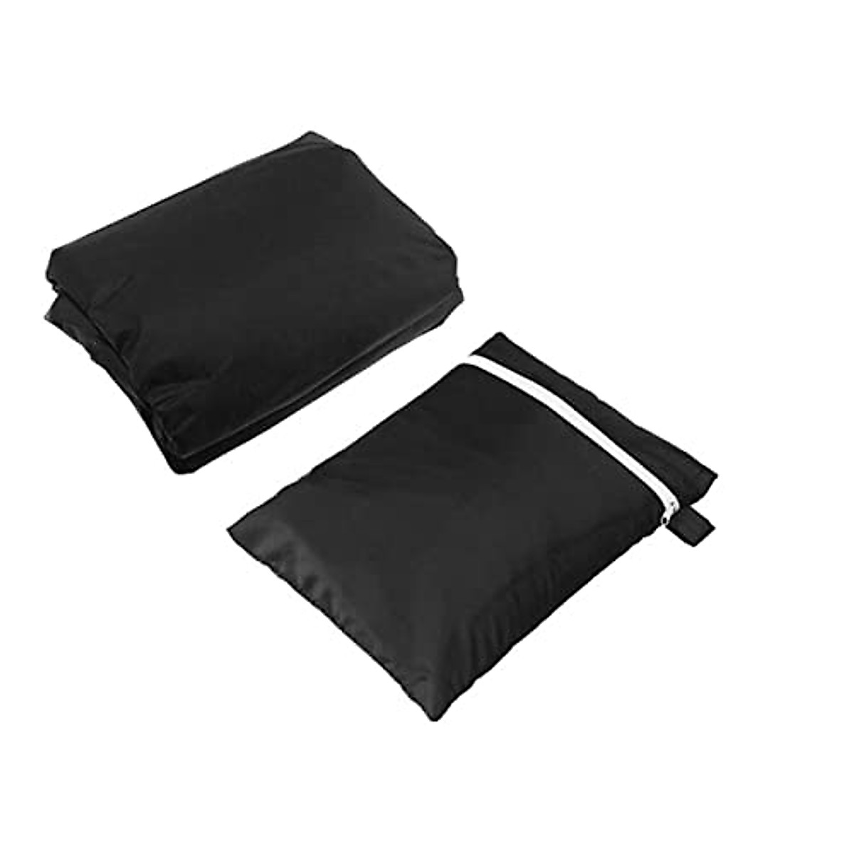 AMSAMOTION Outdoor Coffee Table Cover Rectangular Coffee Table Cover, Waterproof and Heavy Duty Outdoor Small Side Table Covers Lawn Garden Furniture Covers 44x26x13 inch, Black