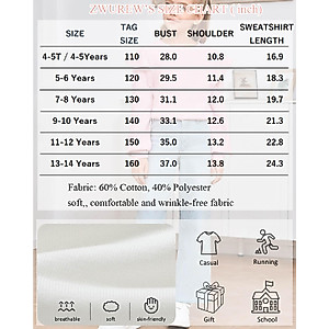 Zwurew Long Sleeve Girls Shirts Crewneck Sweatshirts Ruffle Tops Khaki Spring Clothes Shirts for Girls 9-10 Years