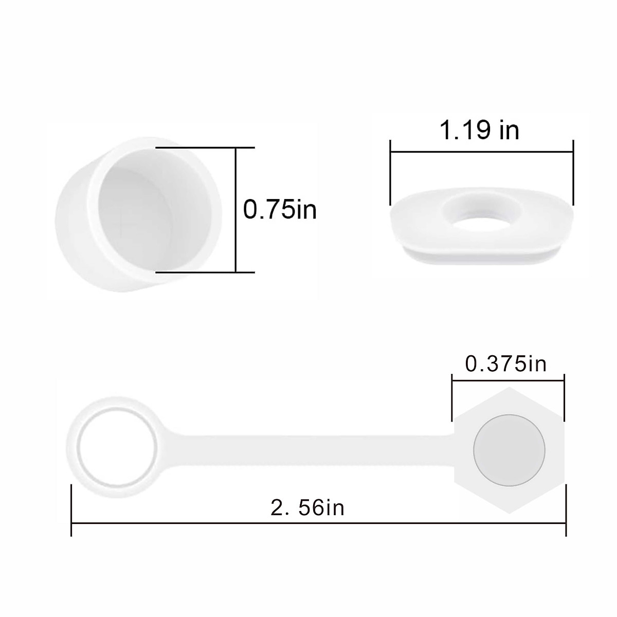 2 Pack Silicone Spill Proof Stopper, Compatible With Stanley Quencher H1.0&2.0 Tumbler 40/30 oz, Leakproof Silicone Seal Kit, Including2*Straw Cover, 2*Straw Hole Seal, 2*Center Shaft Seal
