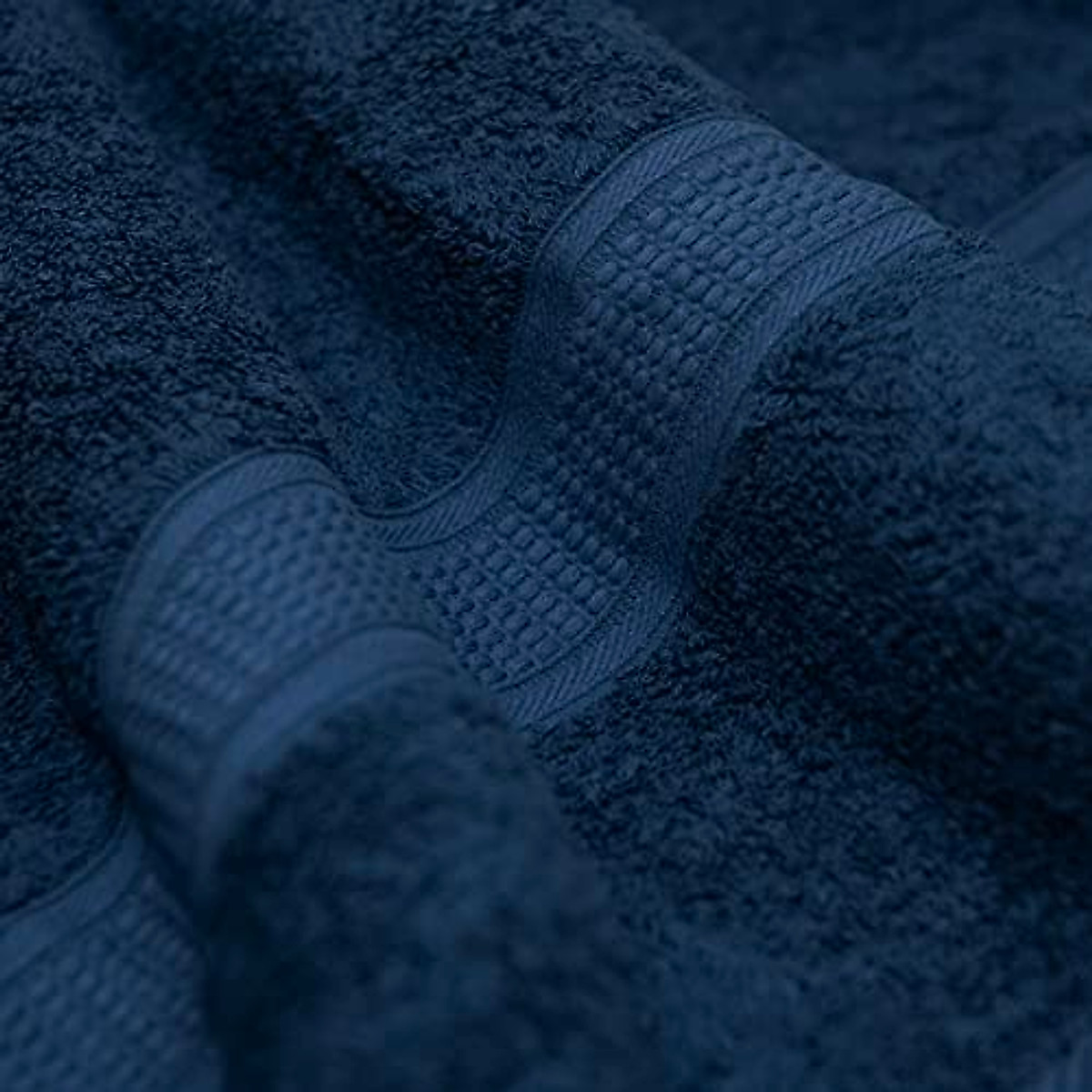 Ariv Towels - Bath Towels Set - Premium Bamboo Cotton Bath Towels - Ultra Absorbent, Soft Feel and Quick Drying 30" X 52" (Denim)