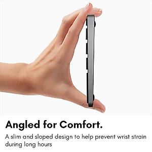 Macally Bluetooth Number Pad for Laptop - Slim Aluminum Design - Rechargeable Wireless Numeric Keypad - 35 Key Numpad Keyboard for Data Entry - for Mac, MacBook Pro/Air, iPad, iPhone, iOS, PC, Android