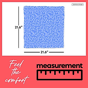 dscarf Womens Neck Scarf 21"x21" Small Square | Headband Scarf Ethnic Bandana Head Scarf Flowering Breathable Lightweight (Flowering Design 2)