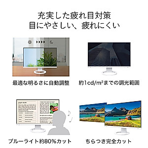 EIZO FlexScan EV2760-BK 27.0 Frameless Monitor (2560 x 1440/Anti-Glare IPS/Anti-Fatigue Reduction/Black/5 Year Warranty)