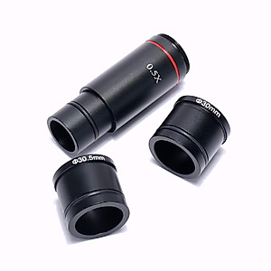 HAYEAR 2K 34MP 1080P 60FPS HDMI USB Electronic Industrial Microscope Camera 0.5X Eyepiece Adapter 30mm/30.5m Ring