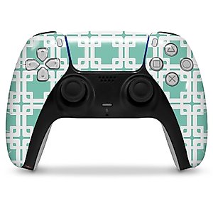 WraptorSkinz Skin Wrap compatible with Sony PS5 DualSense Controller Boxed Seafoam Green (CONTROLLER NOT INCLUDED)