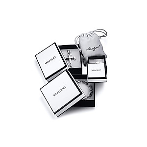 MEALGUET Personalized Customized Stainless Steel Cremation Urn Bracelet ID Bar Braided Bracelet for Ashes Holder Keepsake Locket for Women Men