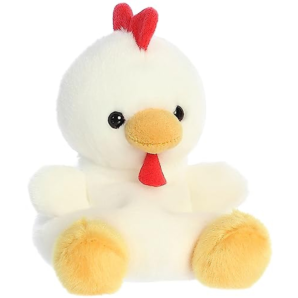 Aurora® Adorable Palm Pals™ Cooper Chicken™ Stuffed Animal - Pocket-Sized Play - Collectable Fun - White 5 Inches