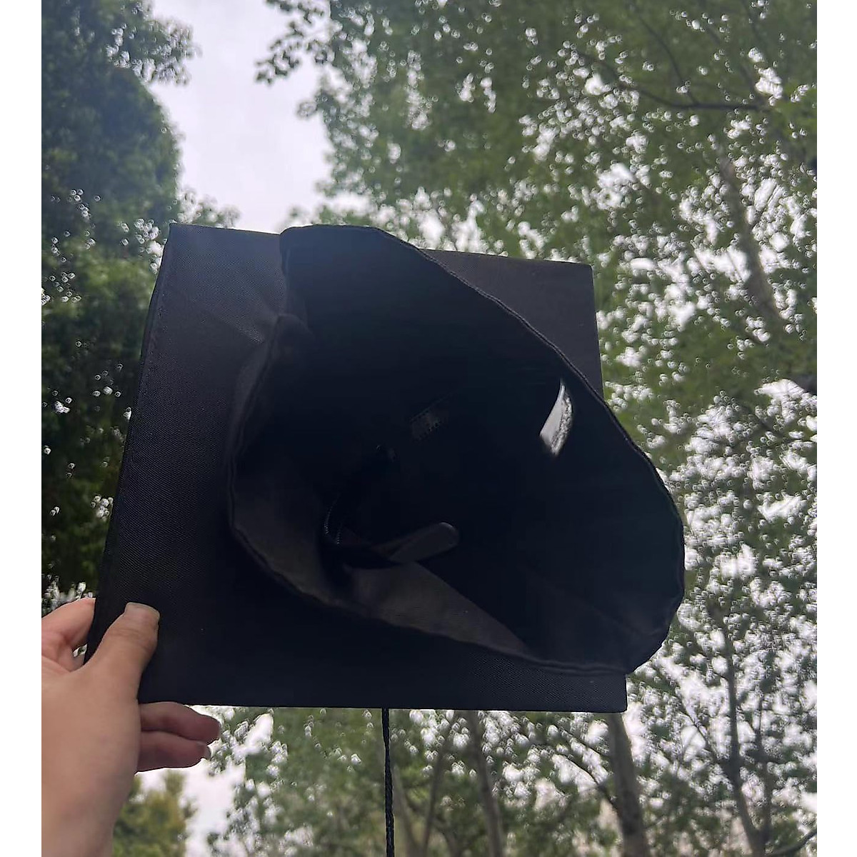 SONSIL 2psc Graduation Cap Headband with 4pcs strong adhesive strips, Graduation Cap hair band Secures Your Graduation Cap in Place Also Can Protect your Hairstyle in Order.