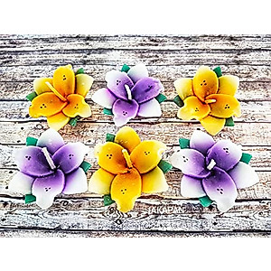 JAKAPAN Lily Petals Shape Flower Floating Candles Home Décor Wedding Receptions Baby Showers Birthday Party Supplies and Wedding Favor (Lily)
