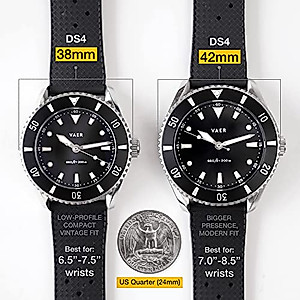 Vaer DS4 Meridian Solar Dive Watch 38mm