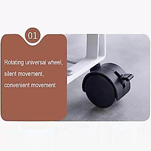 zktoermn Carton Storage Rack, Carbon Steel Carton Stand Can Store 10-15 Cardboard Boxes Portable and Movable Home Supermarket Commercial (Color : Black, Size : 30x25x43cm)