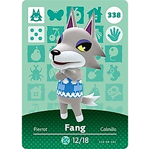 Fang - Nintendo Animal Crossing Happy Home Designer Series 4 Amiibo Card - 338
