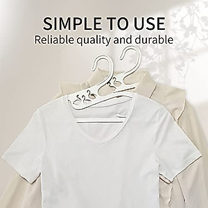 Standard Plastic Hangers Durable Tubular Shirt Hanger Ideal for Laundry & Everyday Use, Slim & Space Saving, Heavy Duty Clothes Hanger for Suits, Coats, Pants, Dress (30 Pack, White)
