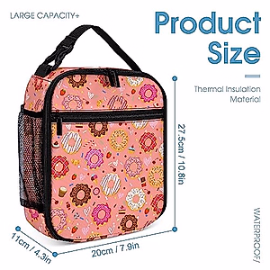 oallpu 3PCS Colorful Donut Backpack, Casual Lightweight Laptop Bag, Cartoon Shoulders Backpack Cute Daypack with Multiple Pockets(Colorful Donut)