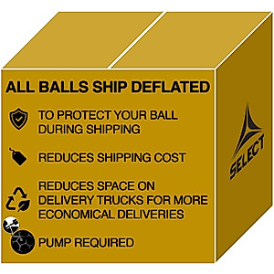 Select Club DB V22 Soccer Ball, White/Blue/Yellow, Size 4