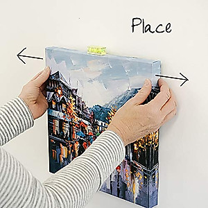 Under the Roof Decorating 5-100200 15 lb Place&Push Canvas Hangers , White