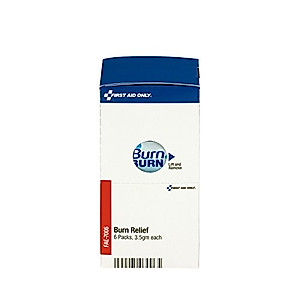 First Aid Only FAE-7006 SmartCompliance Refill Burn Gel Packets, 6 Count