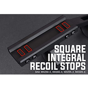 Monstrum 1-4x20 Rifle Scope with Rangefinder Reticle | V.2 H-Series Cantilever Scope Mount | Flat Dark Earth | Bundle