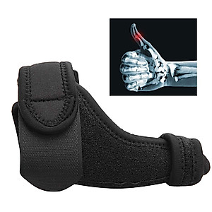 Thumb Brace, Adjustable Thumb Support Wrist Protector Stabilizer with Removable Splint for Men and Women Arthritis Tendonitis Finger Stabiliser(Right)