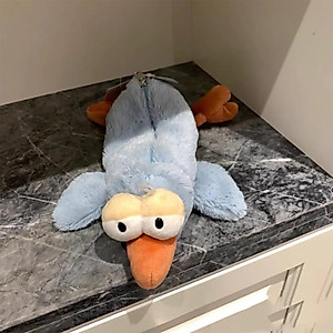 Otter Pencil Case Otter Pencil Pouch Sea Otter Pen Bag Plush Pencil Case Sea Otter Pencil Pouch Cute Pen Bag Case Box Cute Otter Pencil Pouch Cute Sea Otter Plush Pencil Case (Bird)