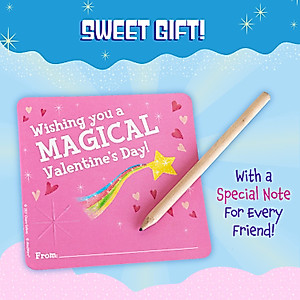 Magical Friends Valentines Slime Super Fun Pack, 28 Containers of Slime and Valentines Cards for Kids School Classroom Party Favors