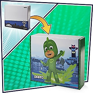 PJ Masks Gekko Power Pack Preschool Toy Set with 2 Action-Figures, Vehicle, Wristband, Costume Mask, Kids 3+ Years