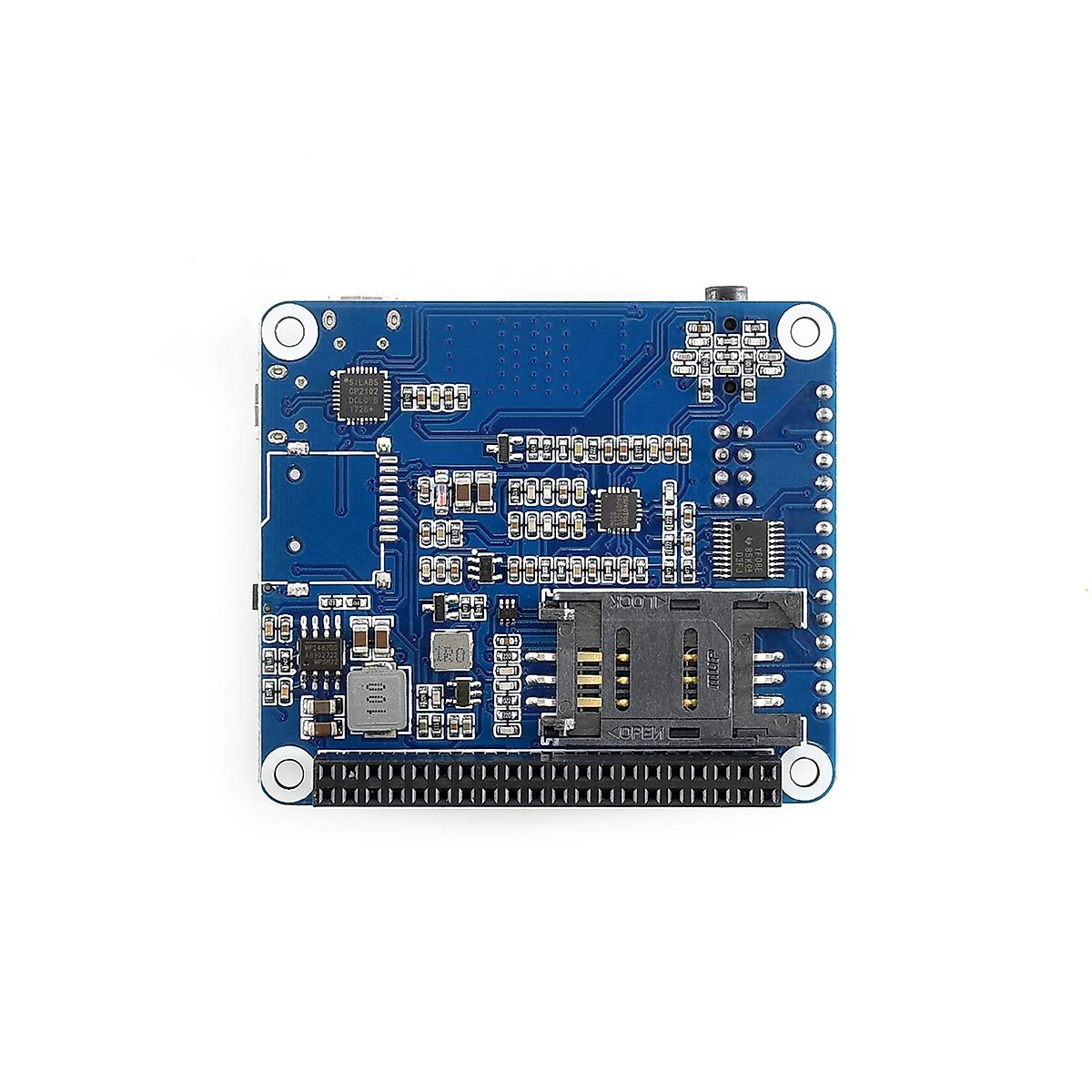 TOP1 SIM7600A-H 4G HAT for Raspberry Pi, LTE Cat-4 4G/3G Communication GNSS Positioning. Supports Raspberry Pi Series Boards and Jetson Nano