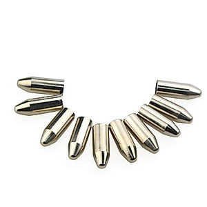 ZSHJG Archery Broadheads Glue On Field Points 7mm Target Arrowheads Replacement Practice Tips for Children Shooting 12Pcs/20Pcs (30pcs)