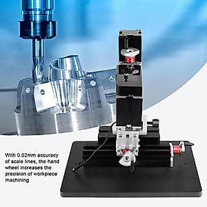 60W 12000RPM Mini Milling Machine DIY Metal Woodworking Lathe Machine Multifunction Worktable Power Miller