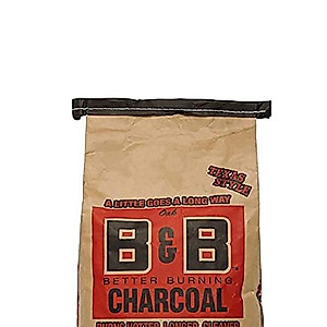 B&B Charcoal Oak Lump Charcoal, 4540 GR