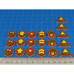 LITKO Mecha Combat Actions Token Set | Compatible with BattleTech (Variety Pack)
