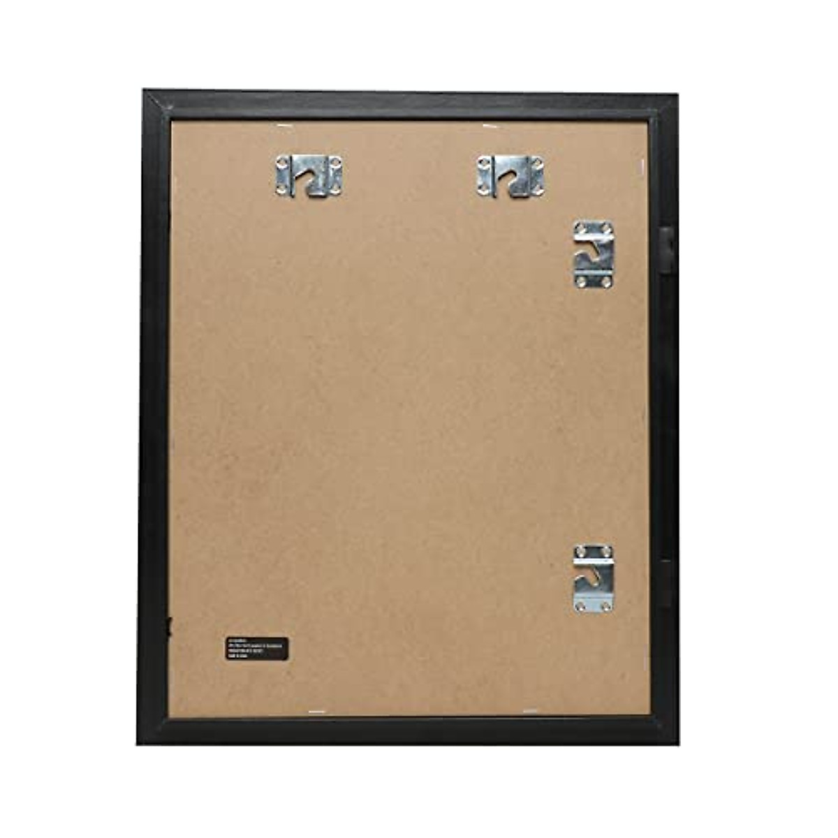 FrameWorks 10” x 12.5” Black Wooden Kid Art Frame with Gallery Style Edges, Tempered Glass, and Elastic Straps 2-Pack