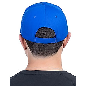 Ann Arbor T-shirt Co. Coach | Royal Blue Coaching Baseball Hat, Men & Women Team Cap - (Royal, HighHat)