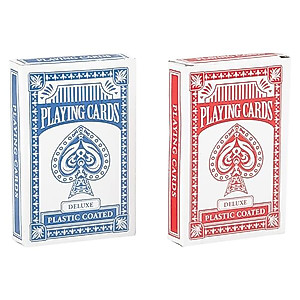 The Dreidel Company Playing Cards Deck, 2.25 Inch x 3.5 Inch (24-Pack)