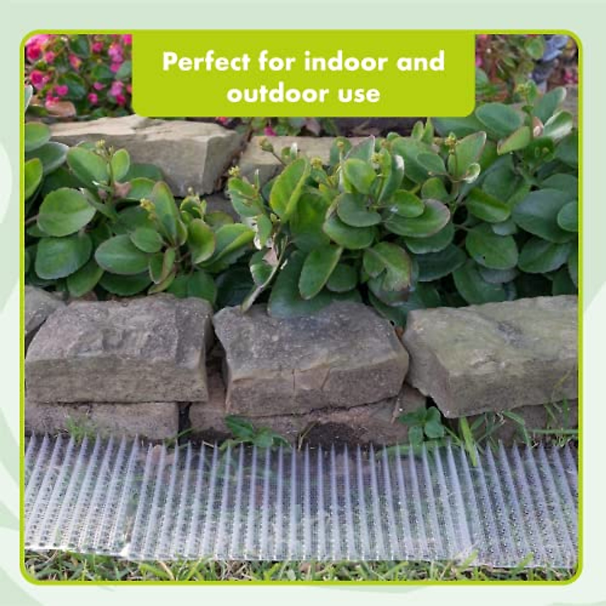 Homarden Cat Deterrent Outdoor Mat: Pet Deterrent Mats for Cats and Dogs - Indoor/Outdoor Deterrent Training Spike Mat Devices - Keep Away Cats Plastic Mats with Spikes - 16 x 13 Inches, 6 Pack