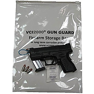 VCI Gun Storage Bags Heavy Duty Pistol Storage bags - Anti Corrosion Firearm Storage Bags -VCI (Pack of 5) Premium Gun Storage Solution: Ultimate Corrosion Protection