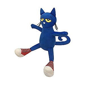 Jay Franco Pete The Cat Rock Out Mini Pillow Buddy and 46 Inch x 60 Inch Throw Set - Kids Super Soft 2 Piece Blanket Set